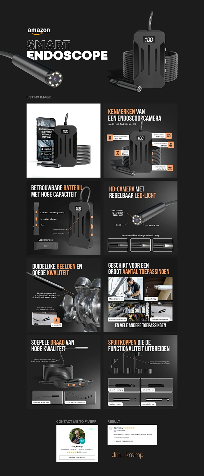 SMART Endoscope Listing Amazon-花瓣网