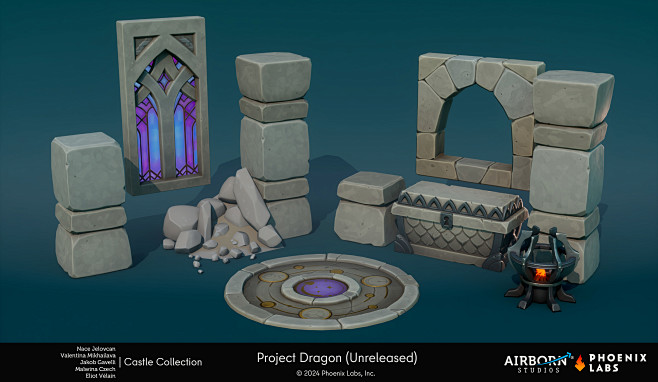 {游戏系列}美国 Project Dragon(UI,角色，场景）