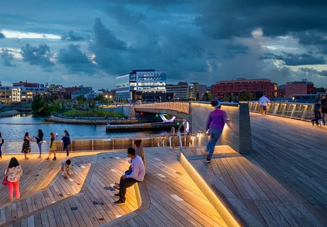 INFORM studio + buro happold build terraced gardens into providence ...