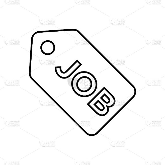 Job sign icon - job sign symbol