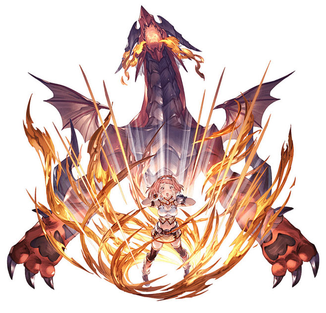 gbf-nina-drango-battle