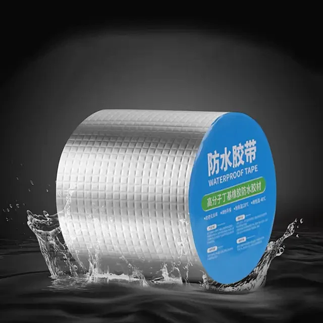 Waterproof Tape High Temperature Resistance Aluminum Foil Thicken Butyl ...