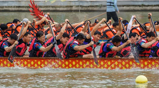龙舟赛 Dragon boat race摄影照片-花瓣网