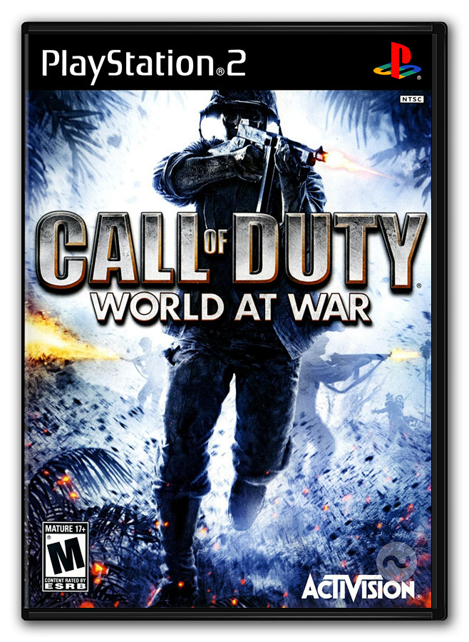 PS2 | 《使命召唤5 战火中的世界 最终前线》 | 美版 | FPS | 2008