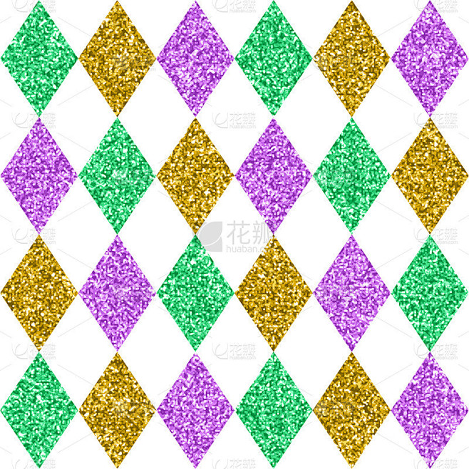 Mardi Gras colors seamless pattern design, texture
