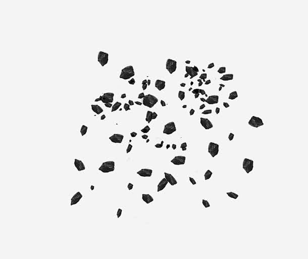 漂浮碎石高清素材 小碎石 溅落 炸裂 石块 碎石 碎石头 飞溅 免抠png 设计图片 免费下载