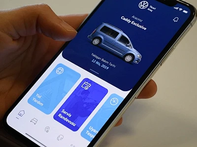 Volkswagen App Concept ux volkswagen vehicle interaction swipe iphone x ...
