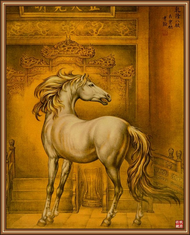 田书翰工笔国画（马）