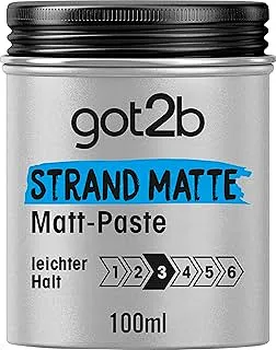 got2b Beach Matte Paste （100 ml），哑光冲浪者造型膏，用于刮擦、纹理或驯服，无需胶水...-花瓣网