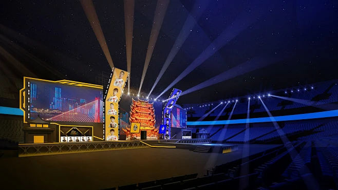 CF 游戏 舞台 Stage 电竞-花瓣网