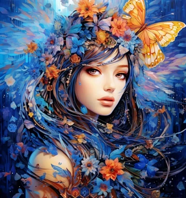 art fairy painting by angelina bbbey, in the style of larry carlson ...