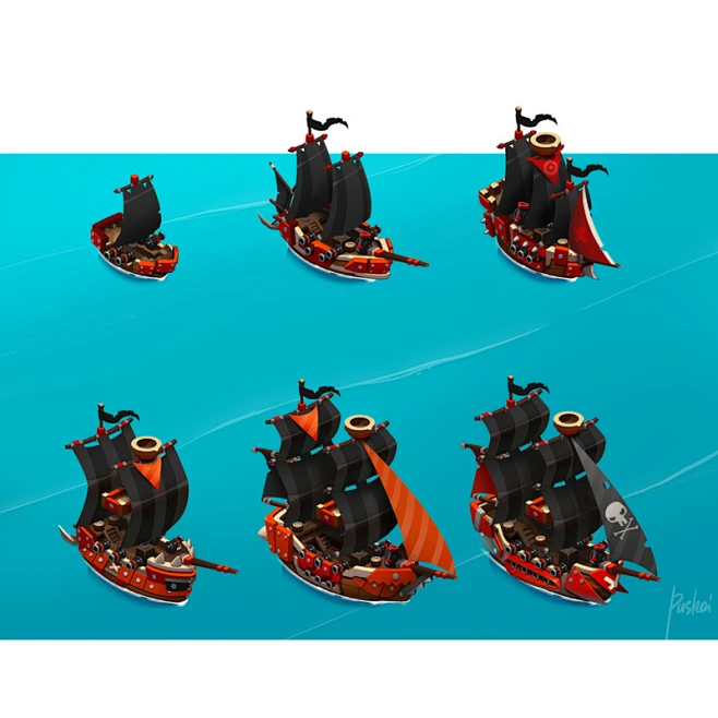 Pirates!, Aleksandr Pushai : Pirates! by Aleksandr Pushai on ArtStation ...