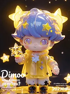 DIMOO来自星星的你｜这颗流星是你掉的吗？ - 小红书-花瓣网