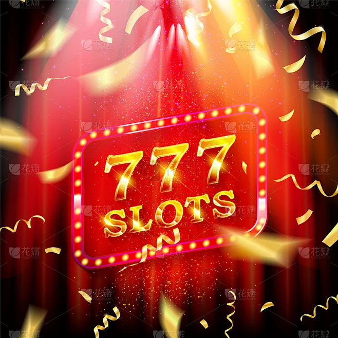 777 slots. Vector Illustration素材-花瓣网