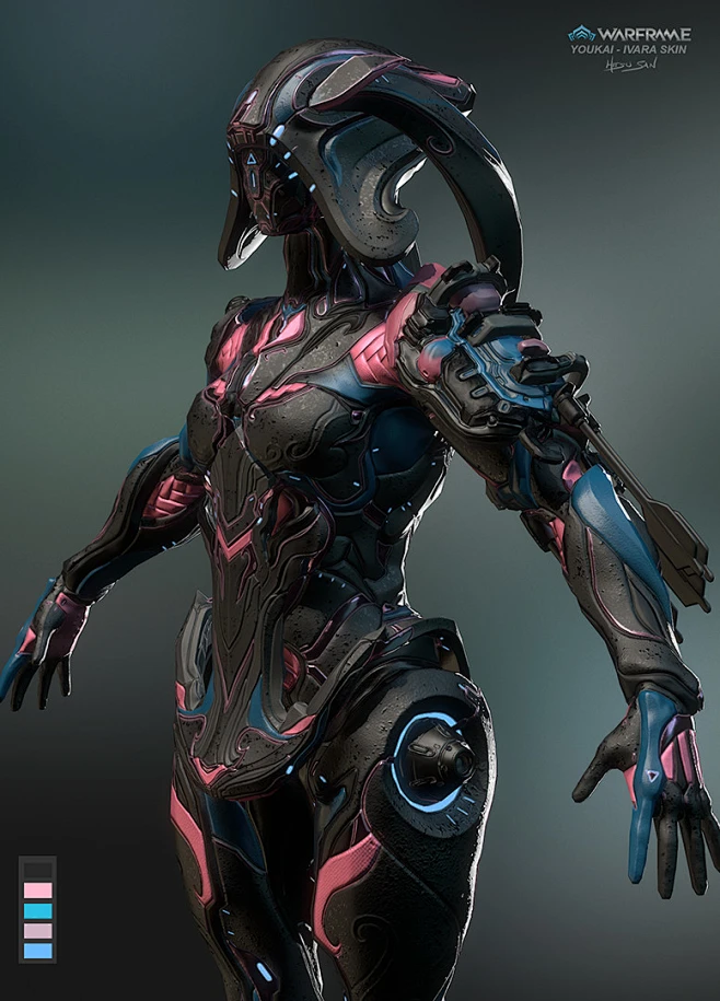 Warframe - Ivara Youkai, Alessandro Sarritzu : Alternate skin + brand ...