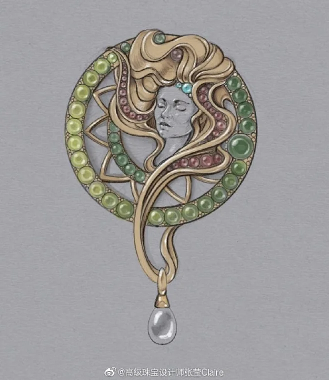 法国传统珠宝手绘超话 Alexander Verner-花瓣网