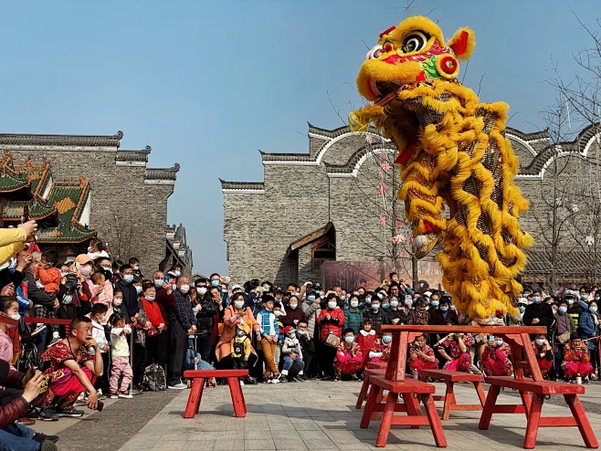 舞狮摄影照片-花瓣网