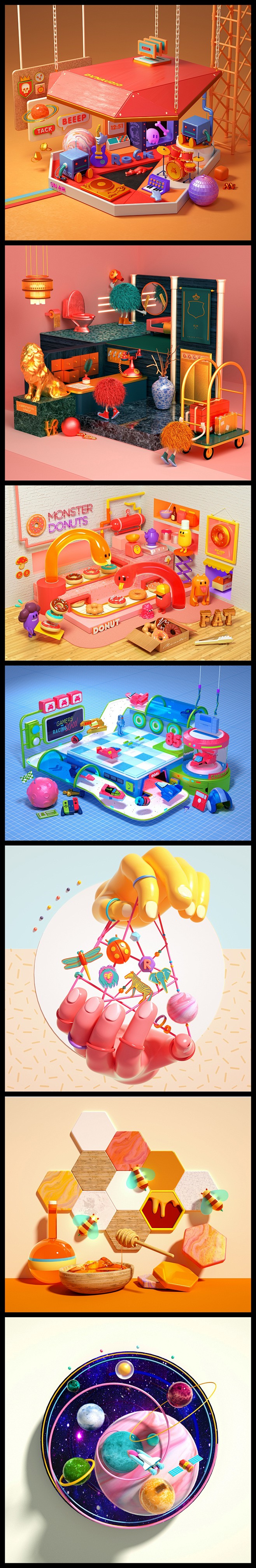 C4D设计作品欣赏 (87)