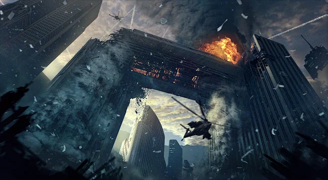 Call of Duty Ghosts Freefall-花瓣网