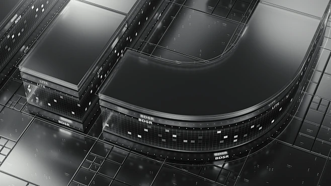 broadcast HUD 3D cinema 4d redshift art Render text after effects c4d-花瓣网