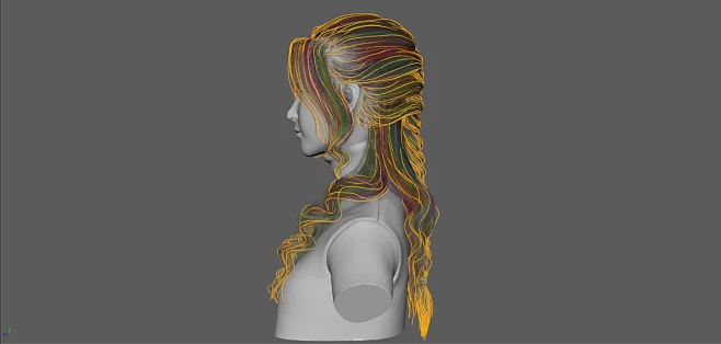 Woman hair-XGEN图片_素材图片素材-花瓣网