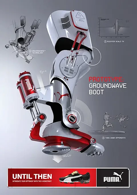 PUMA Int. Campaign for PUMA football boots targeting young boys.