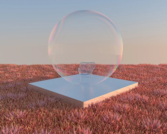 Image may contain: object, bubble and sky-花瓣网