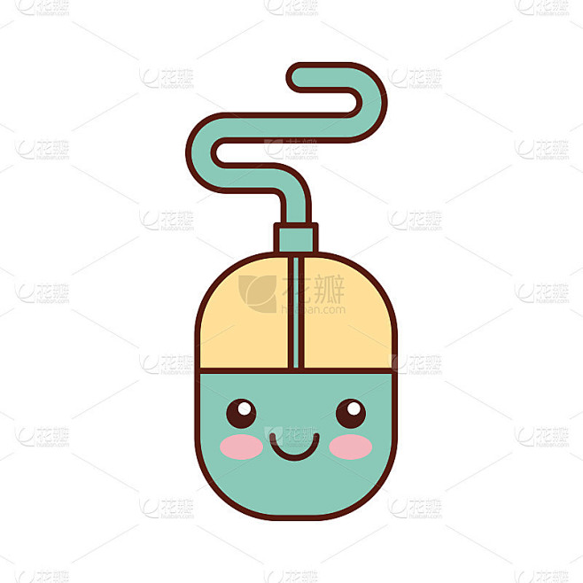 可爱有趣的鼠标工具设计师卡通