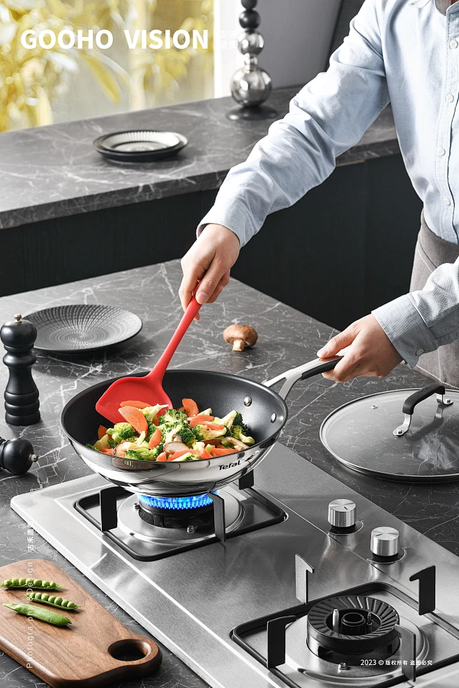 Tefal特福不锈钢锅具组合丨古禾造图 GOOHO VISION-花瓣网