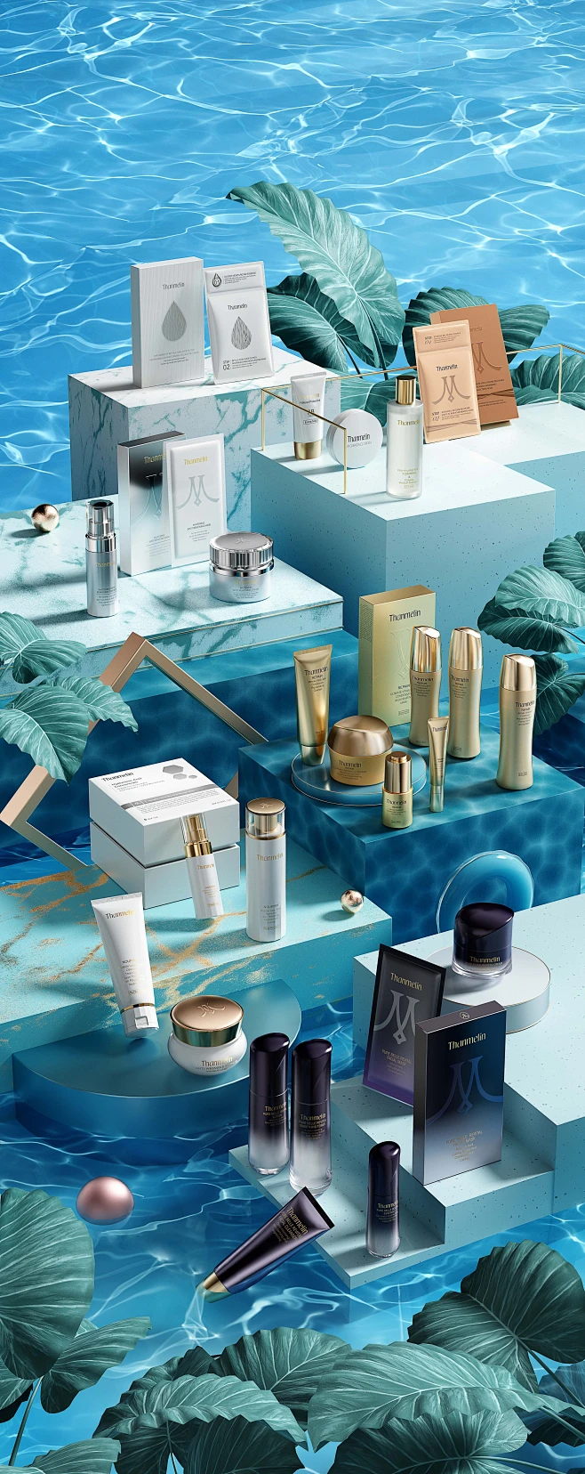 产品kv三维渲染C4D建模渲染场景搭建化妆品a class=text-meta meta-mention href=helo@楠哒二哒哒a (3)-花瓣网