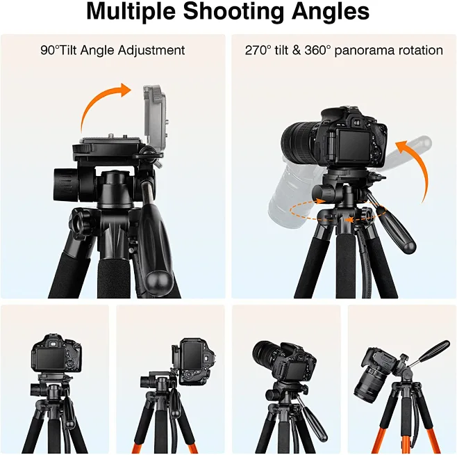 Amazon.com : Victiv 72 inch Camera Tripod, Tall Tripod for Camera Cell ...