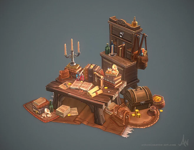 Hand painted props, Antonio Neves : Hi, I just decided to put all my ...