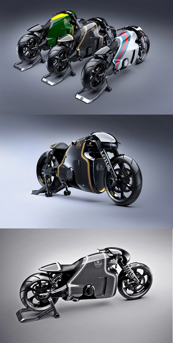 Daniel Simon设计的莲花概念摩托车 The Lotus C-01 Motorcycle———欢迎加入工业设计手绘交流群 ...