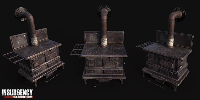 Old Stove, Maja Miskovic : Created this old stove for Insurgency ...