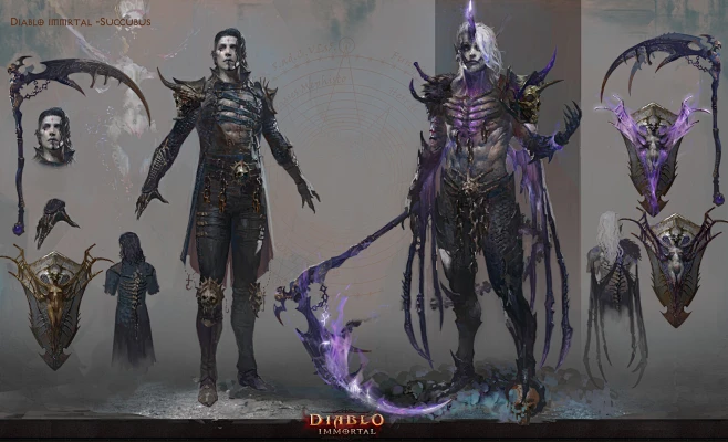 Diablo immortal-phantom market-"Temptation's End" Cosmetics-花瓣网