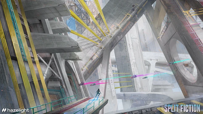 Split Fiction — concepts for sci-fi levels-花瓣网