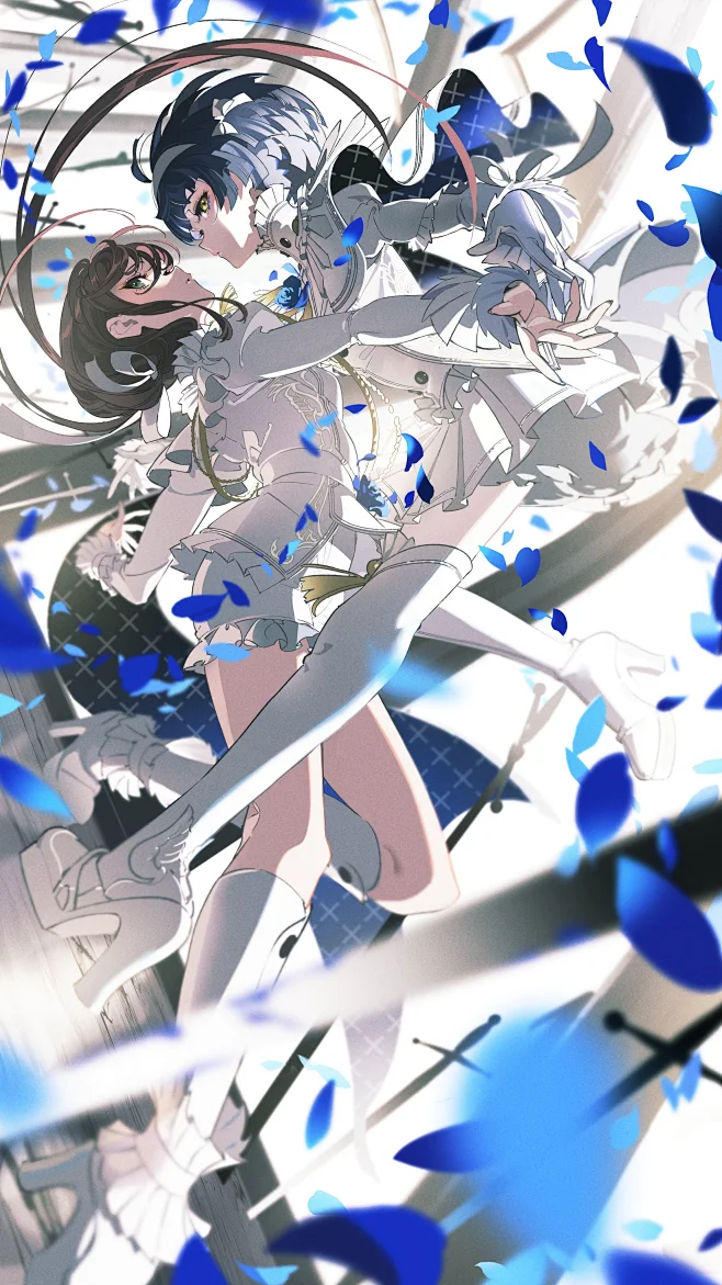 深脊界 存流・明透 宣布结成虚拟歌手组合「Albemuth」并将举行TWO-MAN LIVE 角色设计&插图：米山舞-花瓣网