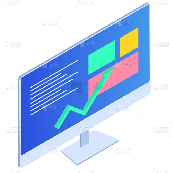 2.5D-电子产品贴纸-SVG-显示器