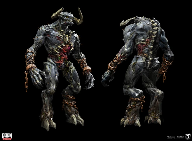 DOOM Eternal Character Concepts-花瓣网