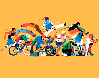Paralympics Tokyo 2021 - Adobe - Illustration