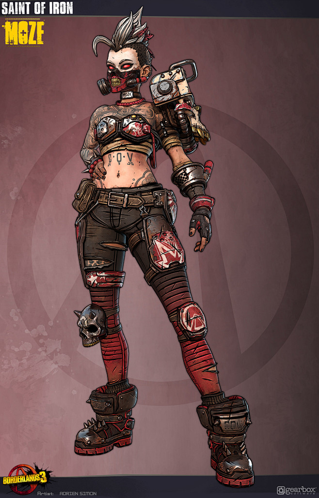 Moze Saint of Iron - Borderlands 3