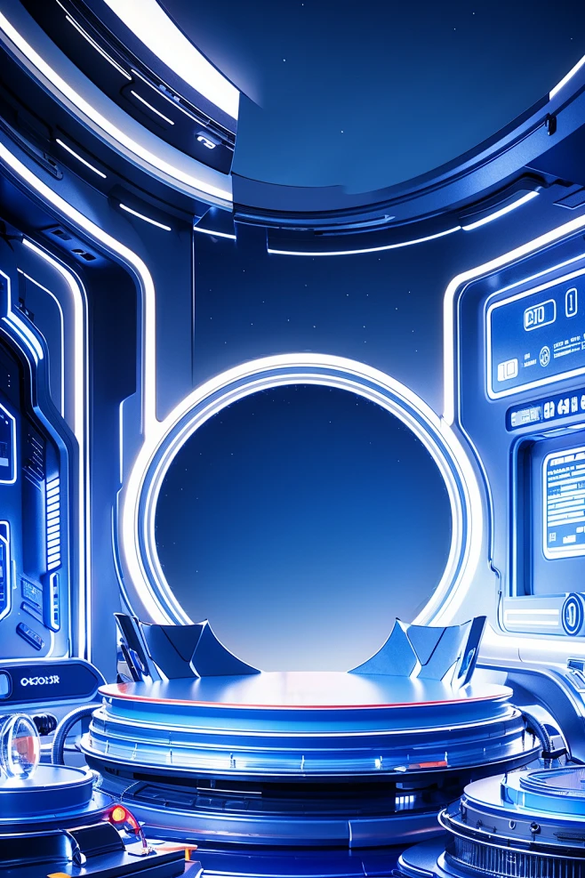 3C数码科幻简约背景-LoRA-Victor-LiblibAI-花瓣网