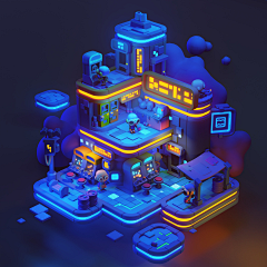 原画 场景slg类45度俯视-花瓣网|陪你做生活的设计师 | 02 Stylized 3D Game Assets