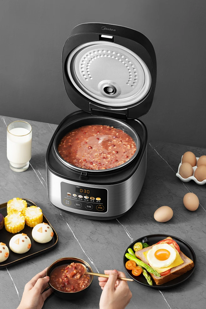 美的RF416银色电饭煲0181-花瓣网