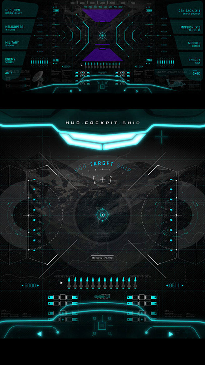 450+科技感医疗军事科幻HUD UI界面元素动画AE模板 V2021052201-淘宝网-花瓣网