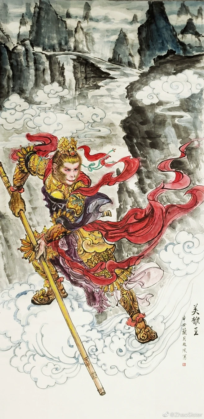 国画西游记-花瓣网