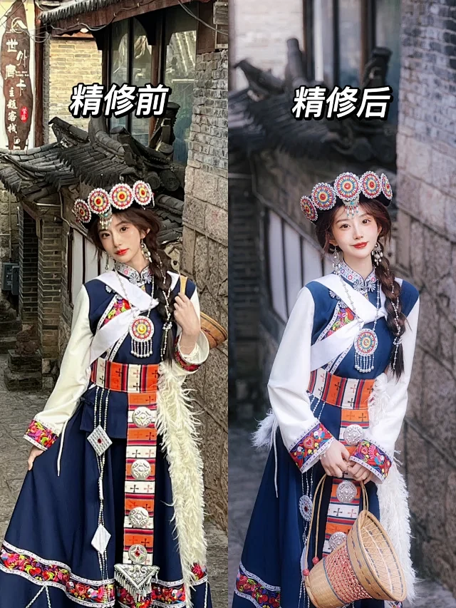 纳西族-小红书搜索图片_人像精修图片素材-花瓣网