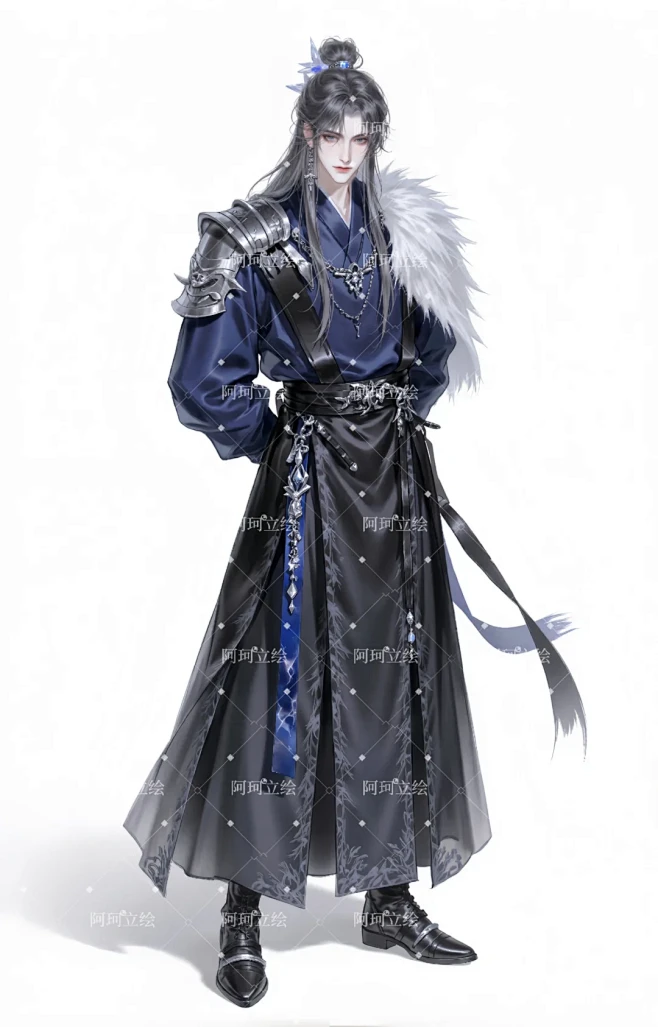 古风立绘｜冷酷王爷！ - 小红书-花瓣网