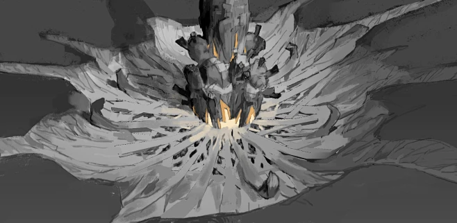 desert, Dawei Lu : desert by Dawei Lu on ArtStation.-花瓣网