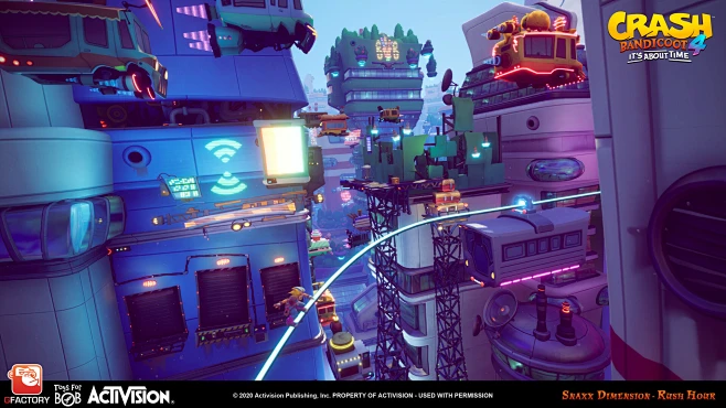 {游戏系列} 美国 Crash 4（场景，角色，UI）-花瓣网